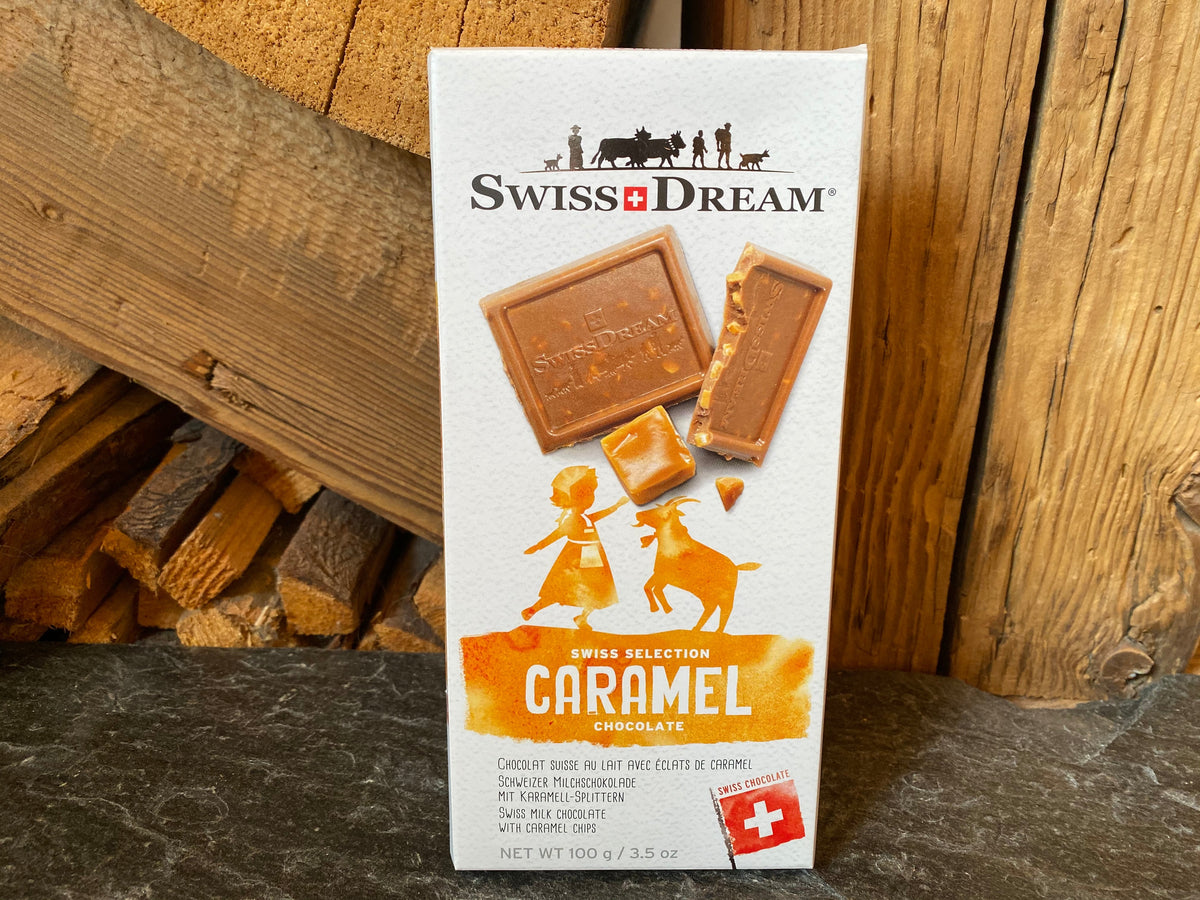 Swiss Dream Caramel Milch 100g - jetzt in Swiss Chocolate World kaufen
